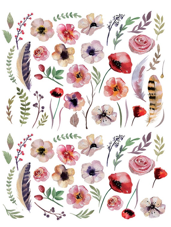 Craft Supplies & Tools Ceramics & Pottery Ceramic Decals- Enamel Decal ...