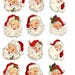 Vintage Santa Claus - Ceramic Decals- Enamel Decal - Glass Decal- 47994 ...