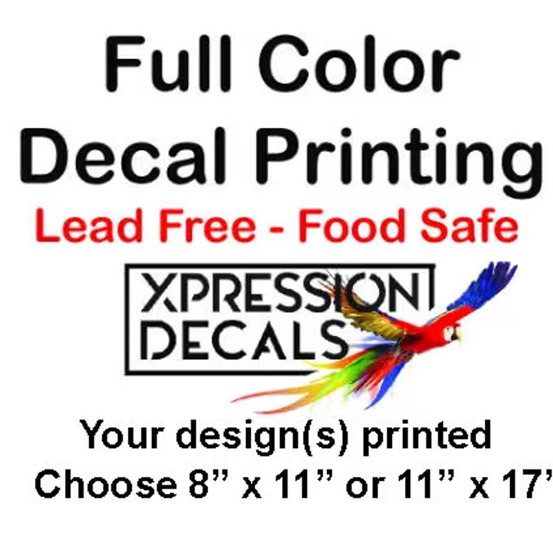 Full Color Decals - Etsy