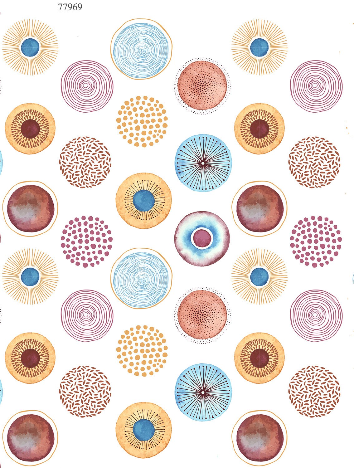 Decorative Circles Ceramic Decals Enamel Decal Fusible - Etsy