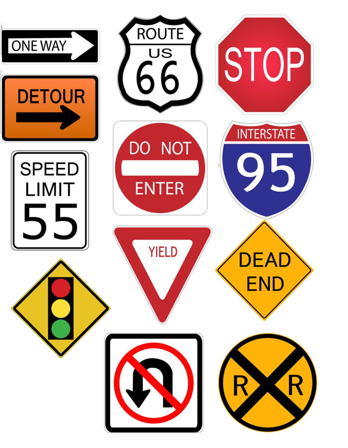 Traffic Signs Ceramic Decals Enamel Decal Fusible Decal - Etsy