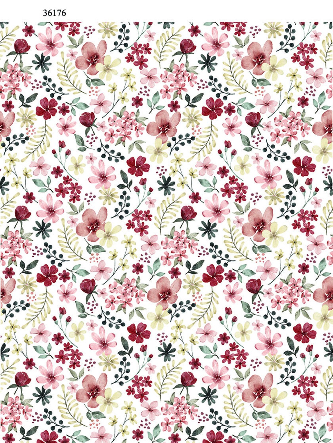 Sweet Colorful Flowers - - Ceramic Decals- Enamel Decal - Glass Decal ...