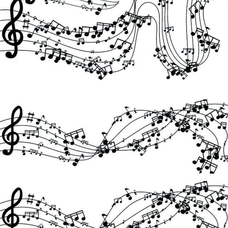 Music Notes Decal - Etsy