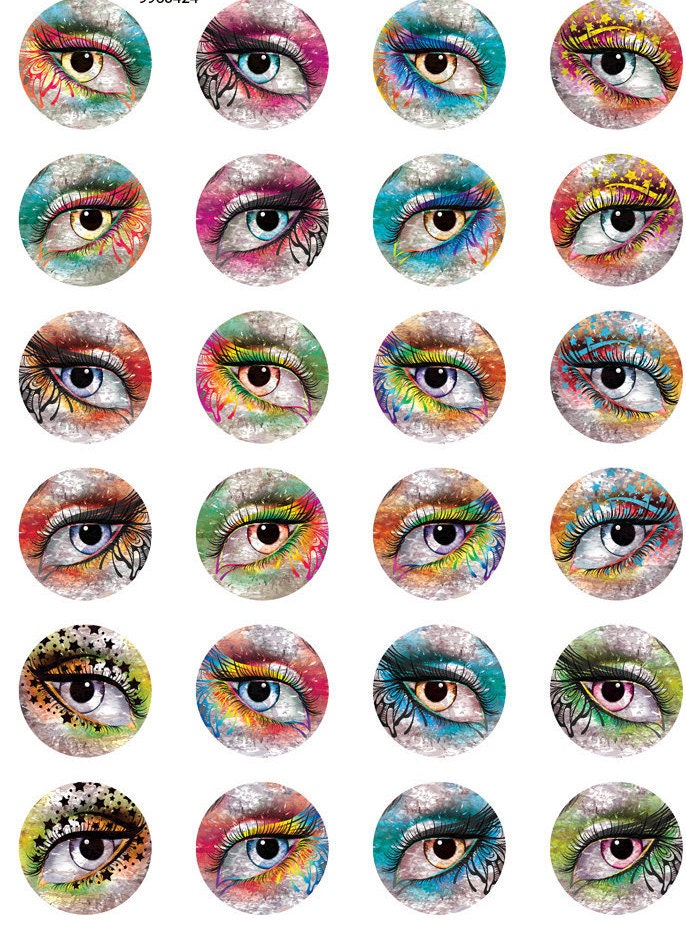 Eyes on You Ceramic Decals Enamel Decal Fusible Decal | Etsy