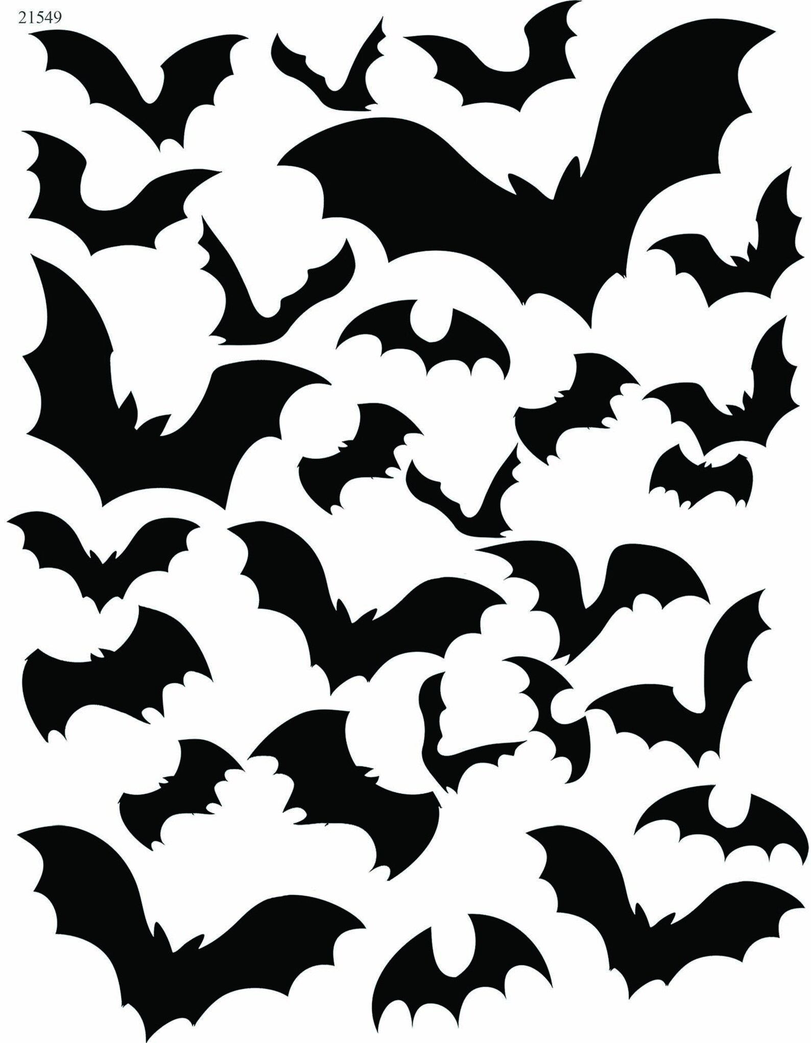 Black Bats Ceramic Decals Enamel Decal Fusible Decal - Etsy