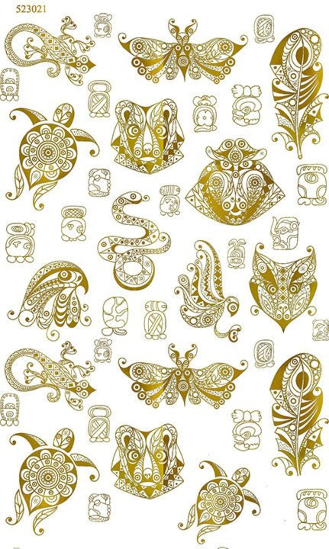 Gold Animals ~ Real Yellow Gold - Choose Ceramic or Glass Decal - Low ...