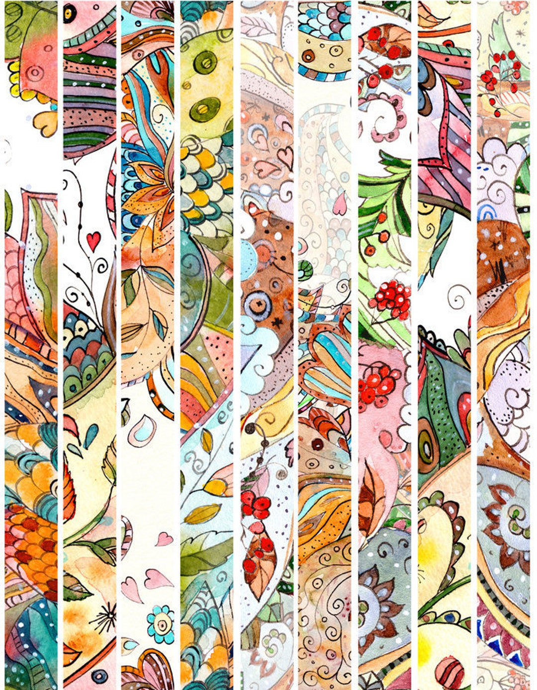 Slice of Art - Ceramic Decals- Enamel Decal - Glass Decal- 552016348 - Etsy