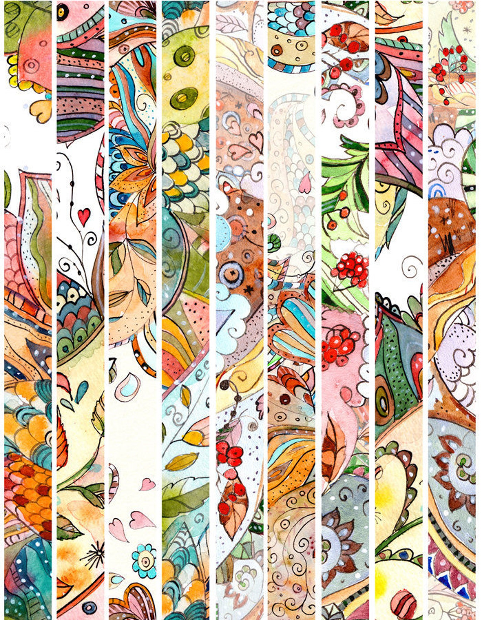 Slice of Art - Ceramic Decals- Enamel Decal - Glass Decal- 552016348 - Etsy