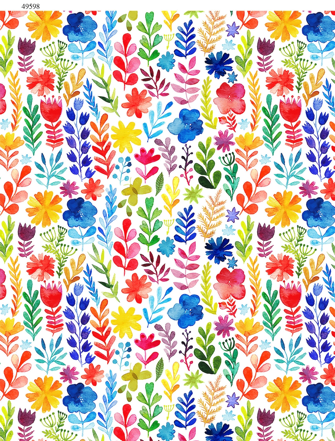 Bright Flowers - - Ceramic Decals- Enamel Decal - Glass Decal- 49598 - Etsy