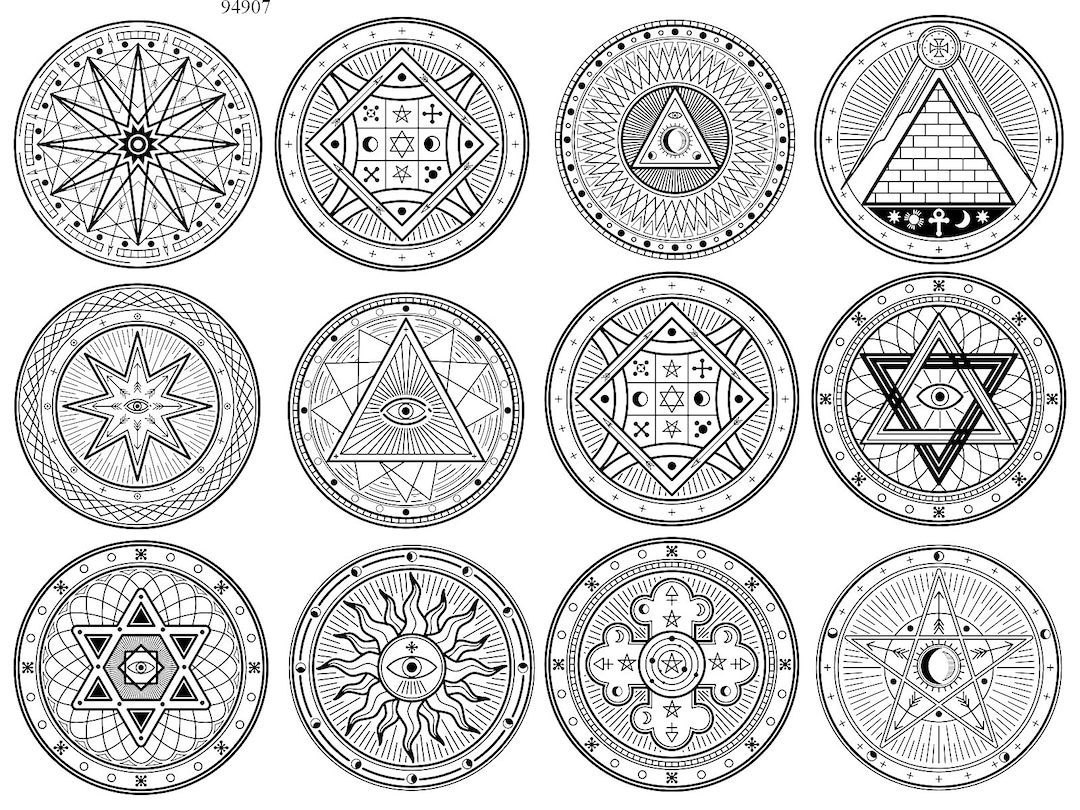 Mystery Cult Designs Ceramic Decals Enamel Decal Fusible Decal Glass ...