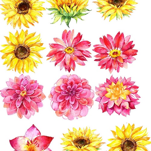 Spring Flowers Border Ceramic Decals Enamel Decal - Etsy