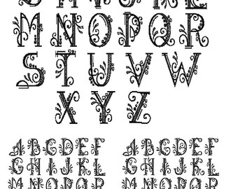 Ceramic Decals Alphabet - Etsy