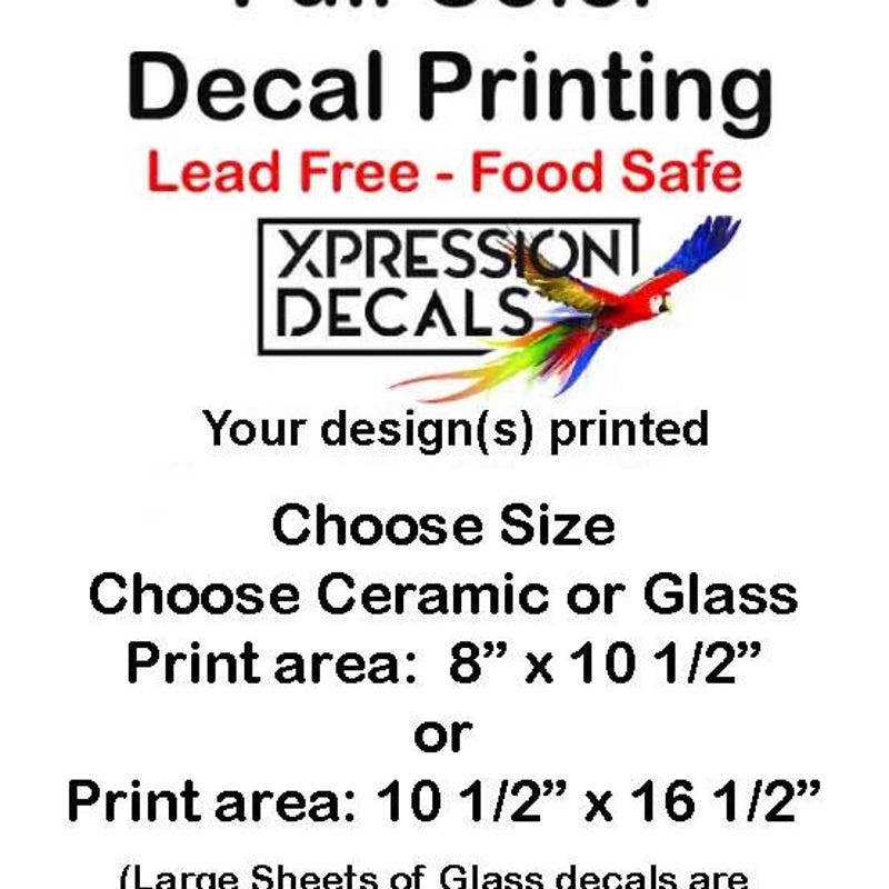 Full Color Decals - Etsy