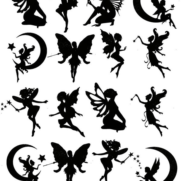 Fairy Decals for Glass - Etsy