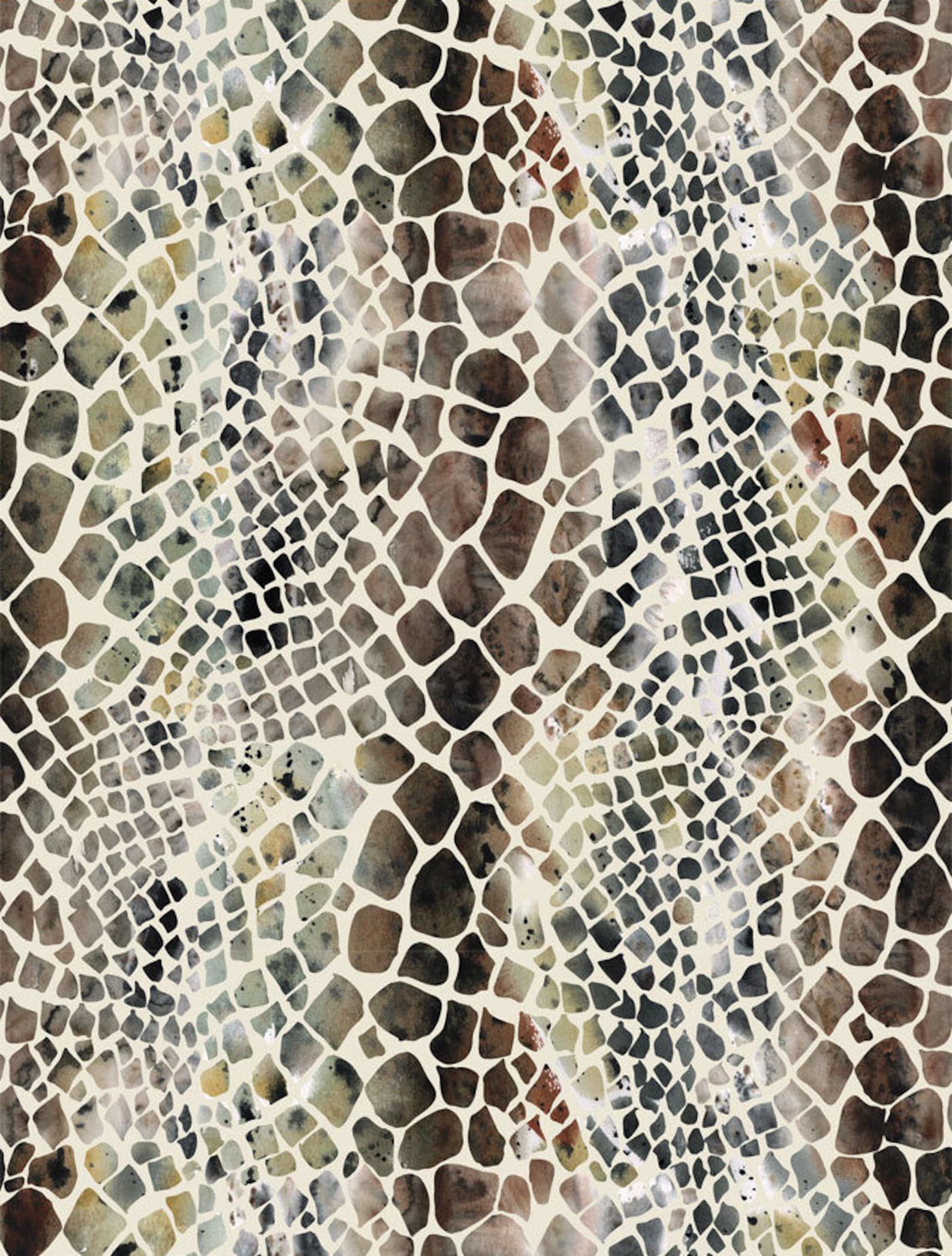 Snake Skin Ceramic Decals Enamel Decal Fusible Decal - Etsy