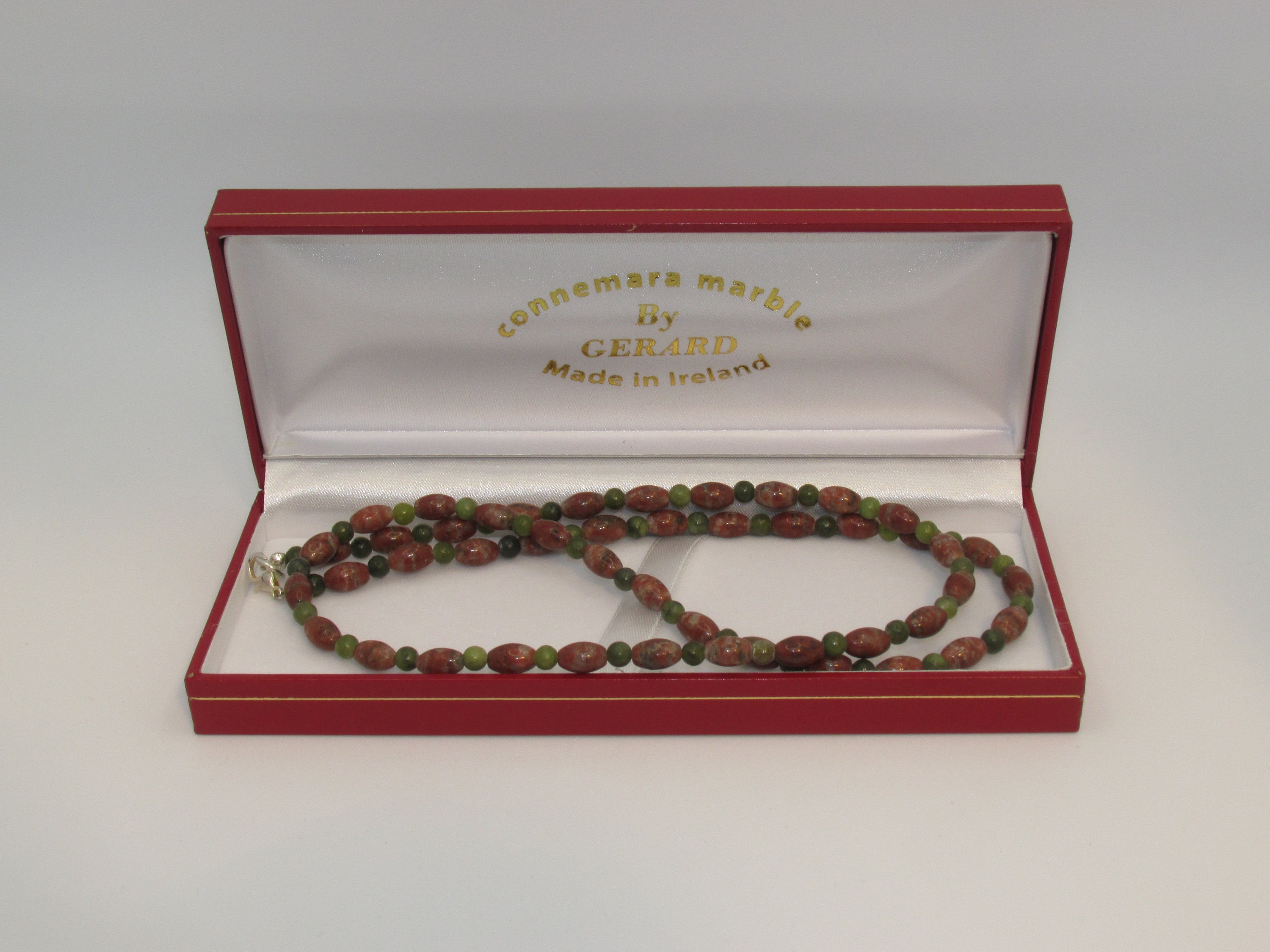 GENUINE Connemara Marble With Cork Red Marble Celtic Beaded - Etsy