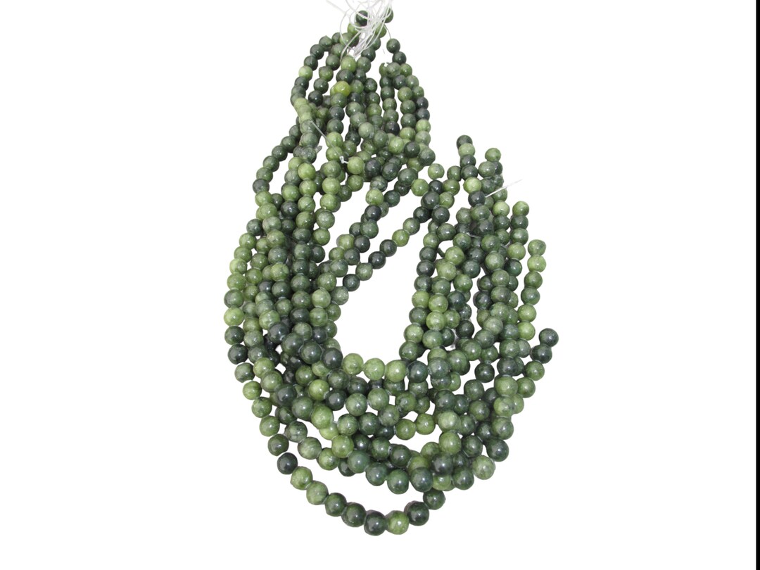 GENUINE CONNEMARA MARBLE 8mm Round Beads Drilled Thru X 50 Guaranteed ...