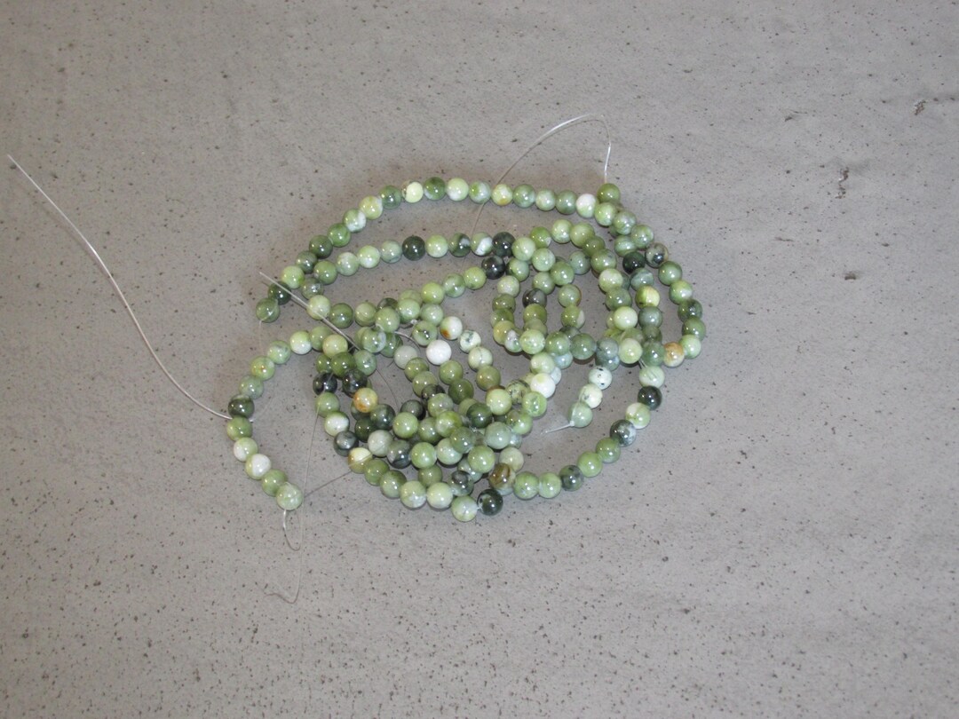 GENUINE CONNEMARA MARBLE 8mm Beads Round Drilled Thru X 100 Guaranteed ...