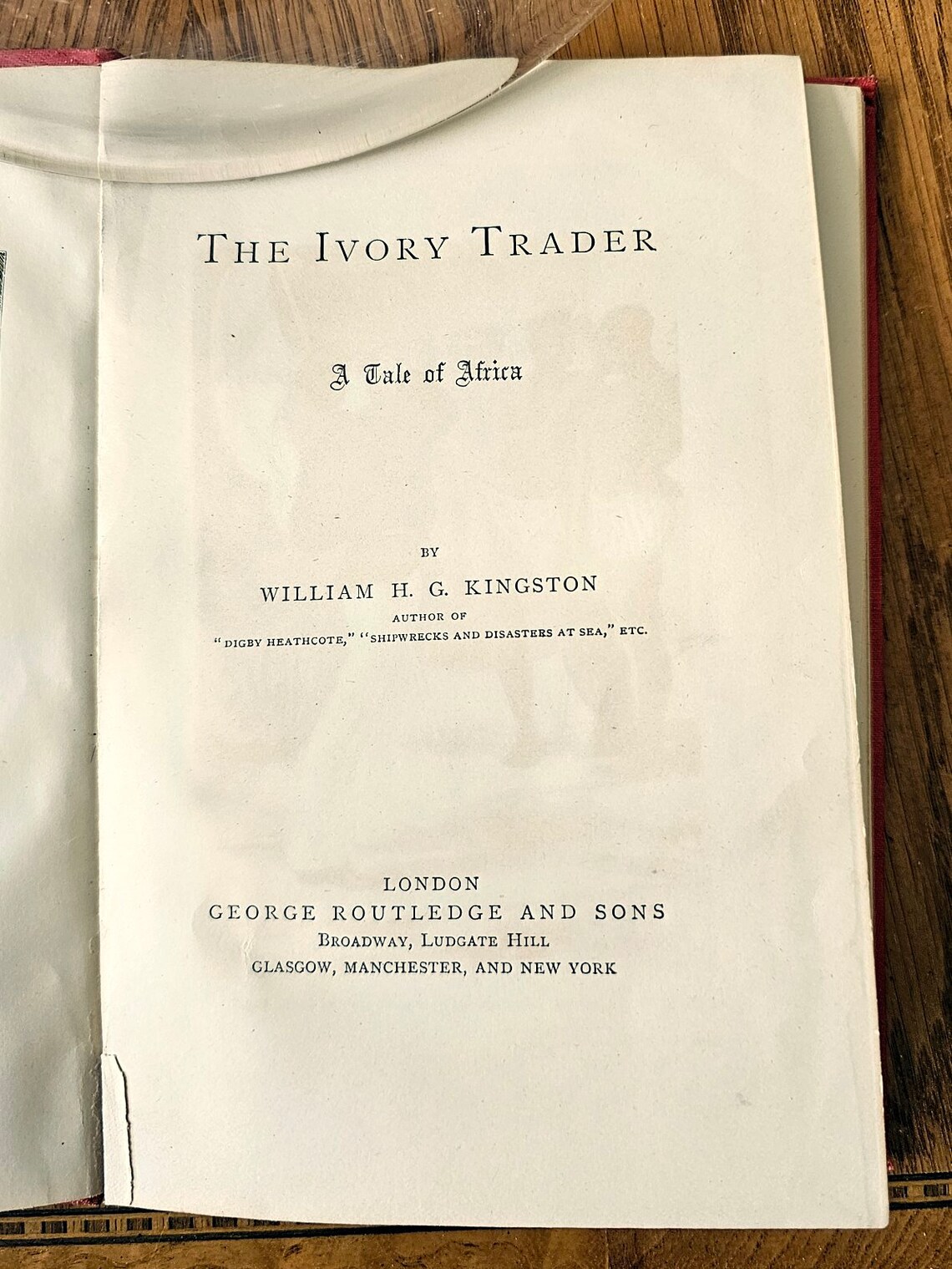 THE IVORY TRADER Tale of Africa ~ William Kingston ~ Rare 1870s 1st ...