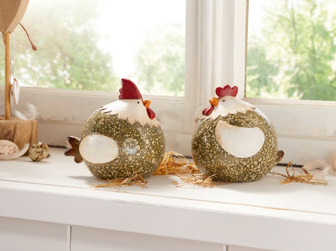 Pair of Round Hens - Etsy