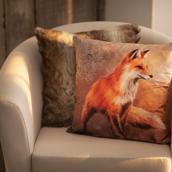 Fox Cushion - Etsy