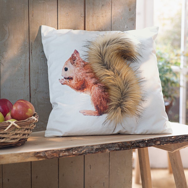 Squirrel Cushion - Etsy