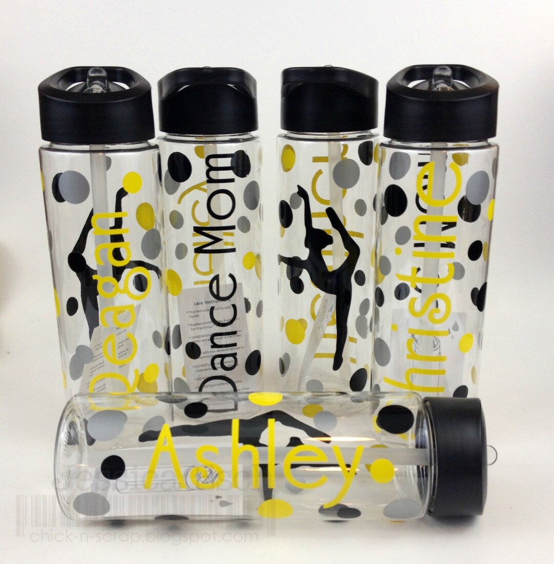 Personalized Dance Water Bottles Dancer Dance Waterbottle - Etsy