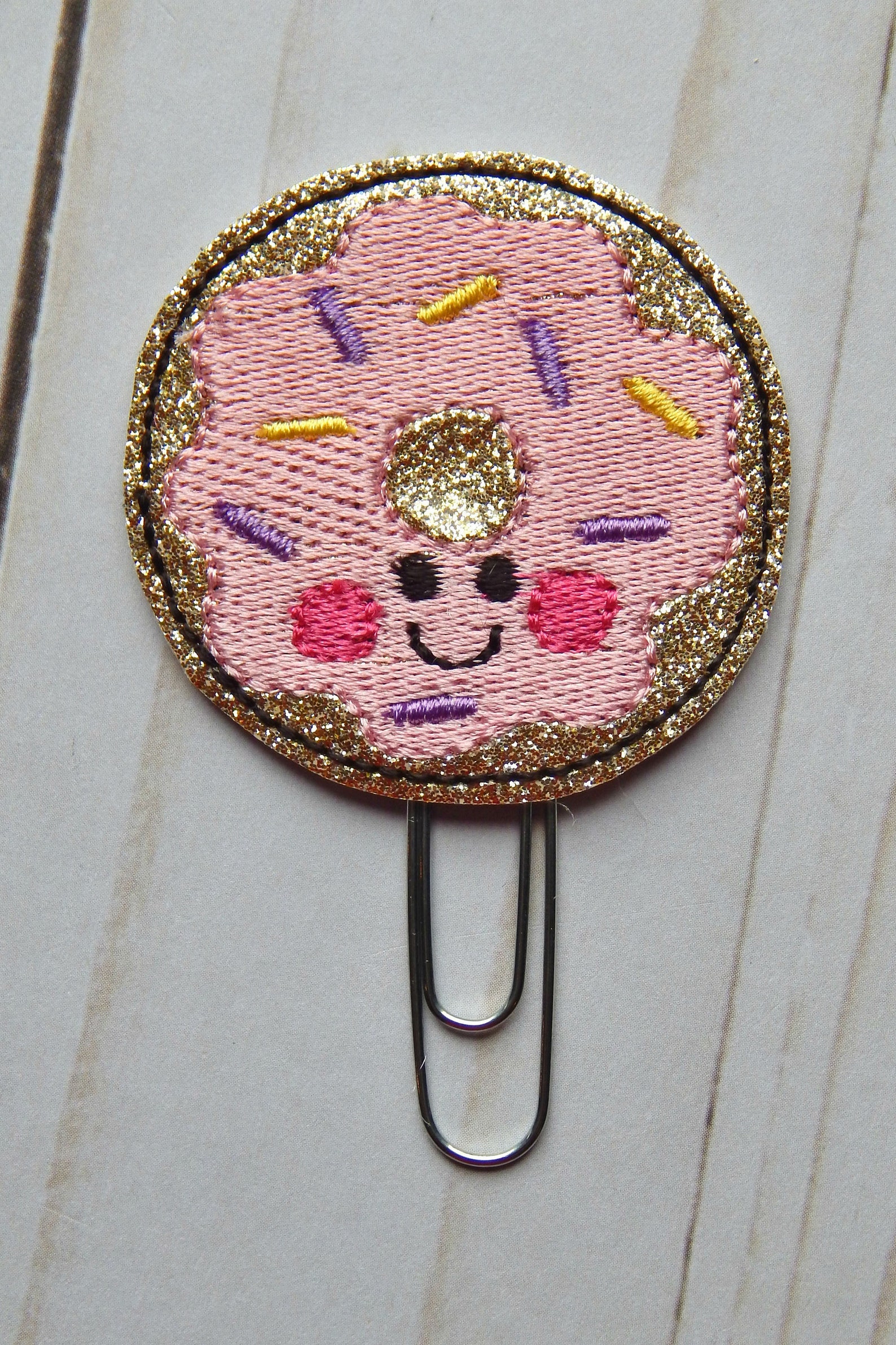 Donut Planner Clip Donut Kawaii Donut Donut Paperclip TN - Etsy