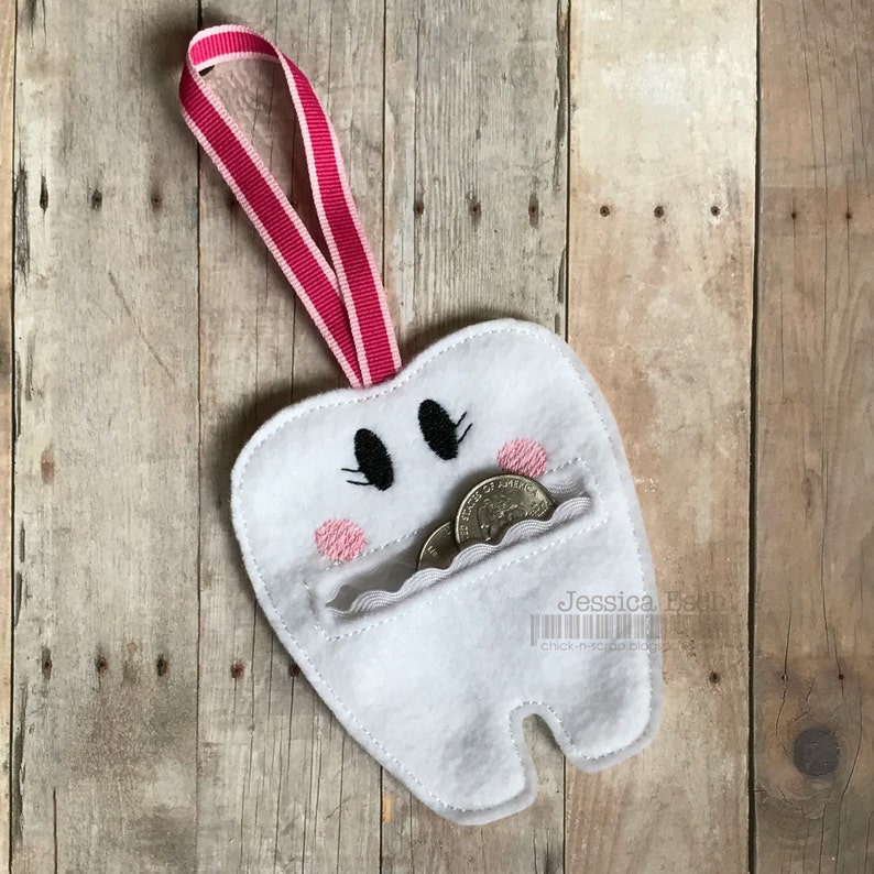 Tooth Fairy Pouch-Embroidered Tooth Fairy Pocket/Pouch Boy | Etsy