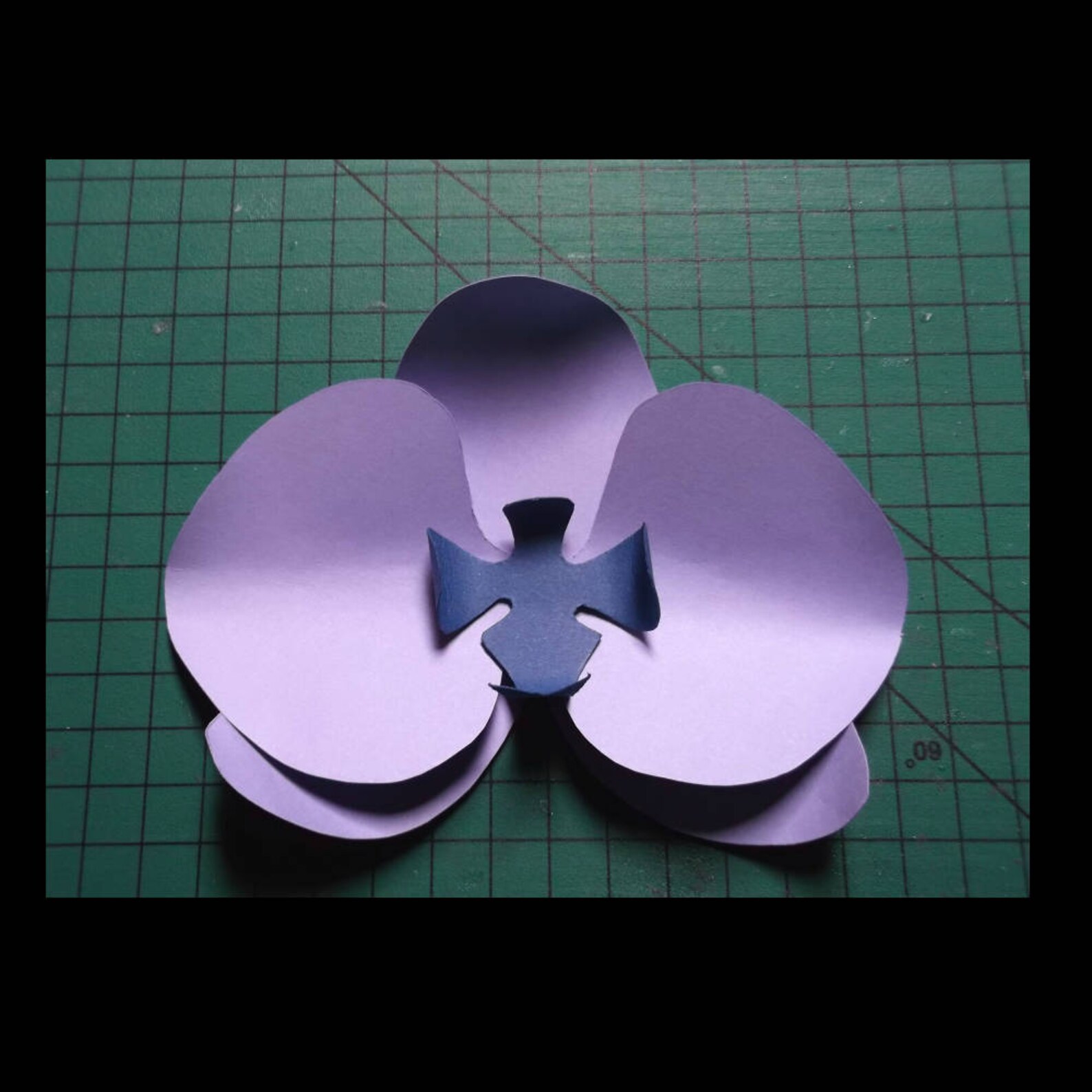 How to Create A Paper Orchid From Scratch With Template - Etsy