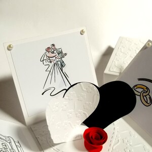 Wedding Exploding Box Card, Explosion Box Greeting Card, Wedding Favour ...