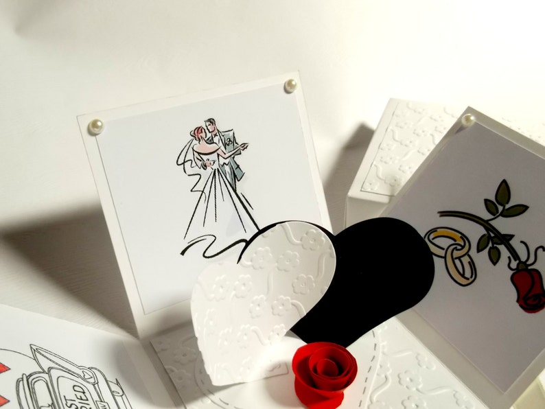 Wedding Exploding Box Card Explosion Box Greeting Card - Etsy