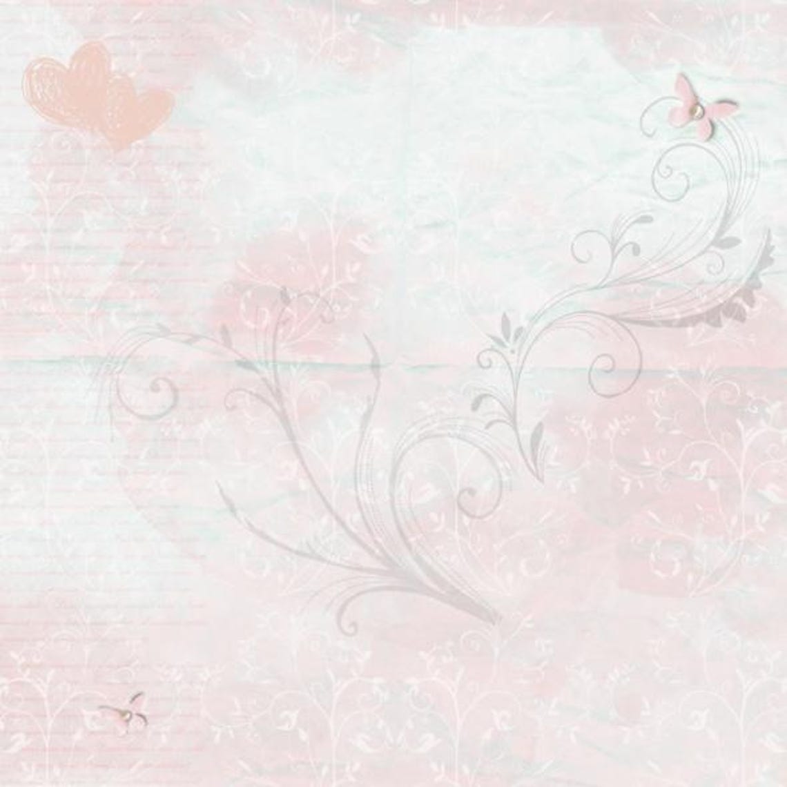 Pink Background Paper for Scrapbooking or Other Projects - Etsy
