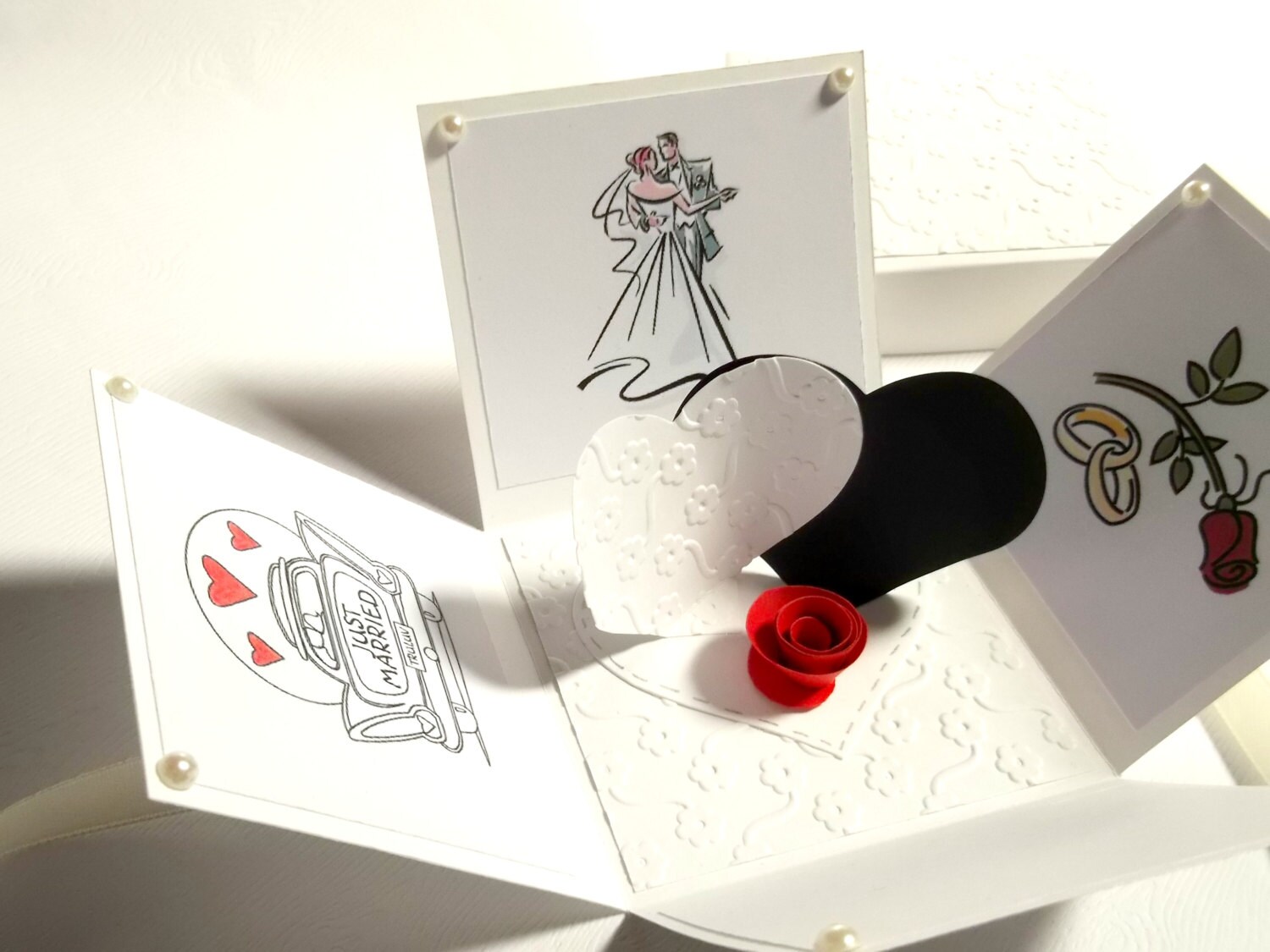 Wedding Exploding Box Card Explosion Box Greeting Card - Etsy