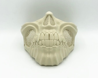 3D Printed Cyber Cosplay Mask Various Colors | Etsy