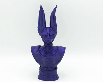 Beerus Bust Sculpture - 9 Inches Tall - 3D Printed Anime Figure - Etsy