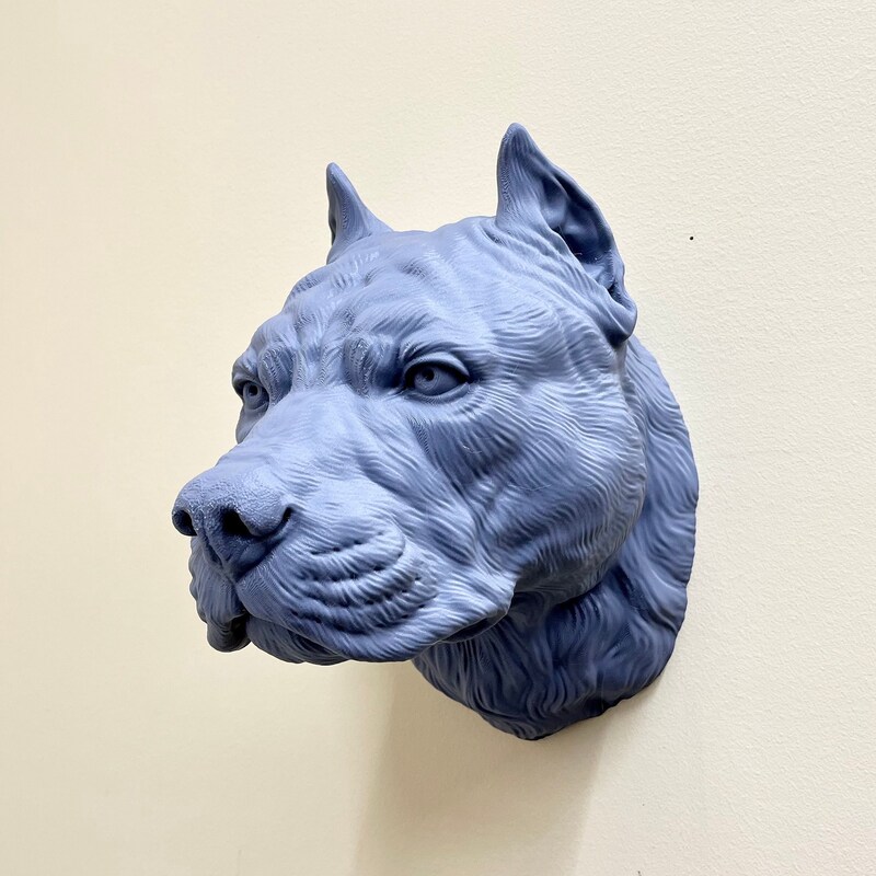 Pitbull 3d Print Stl - Etsy