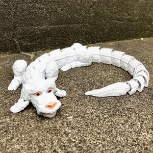 Flexi Falkor 3D Printed Articulated Fidget Toy - Full Color - Etsy