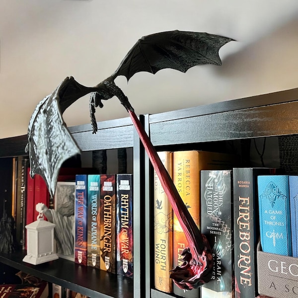 Dragon Flame Book Nook - Etsy