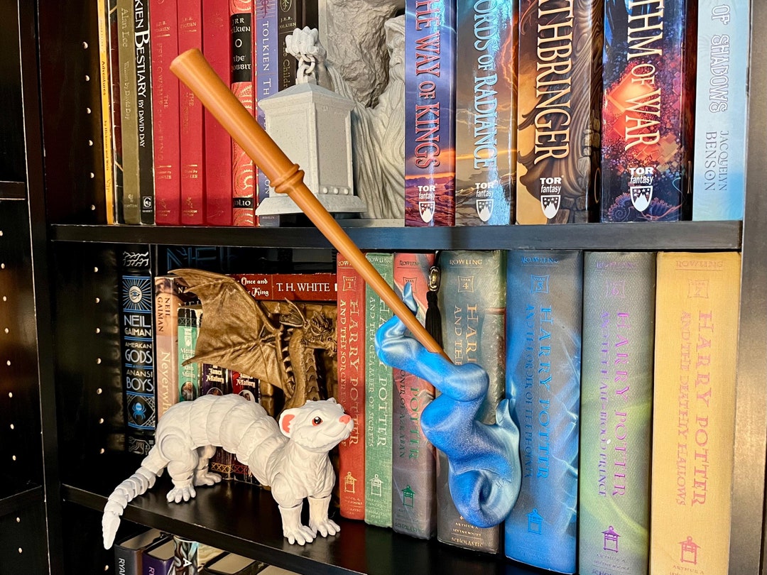 Magic Wand Floating Book Nook - Magic Spell Effect Book Nook - 3D ...