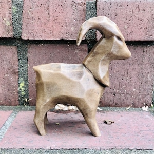 3D Printed Hand-painted Goat of Warding Statue Figure Inspired by ...