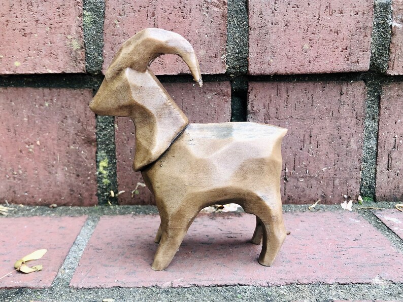 3D Printed Hand-painted Goat of Warding Statue Figure Inspired - Etsy