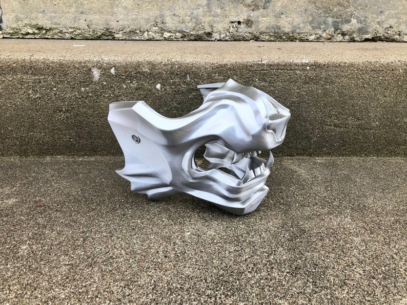 Wolf Oni 3D Printed Cosplay Mask - Etsy