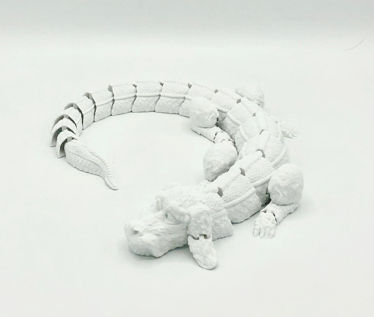 Falkor Articulated 3D Printed Toy by Hex3d Inspired by the - Etsy