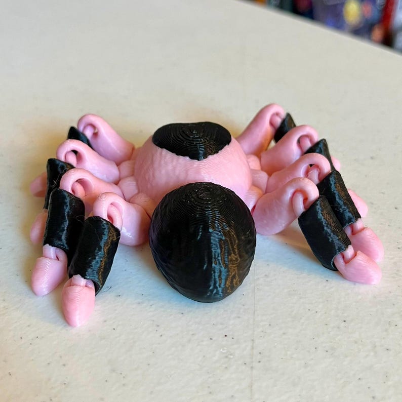 Valentine Tarantula Flexi Figure - 3D Printed Articulated Spider - Etsy