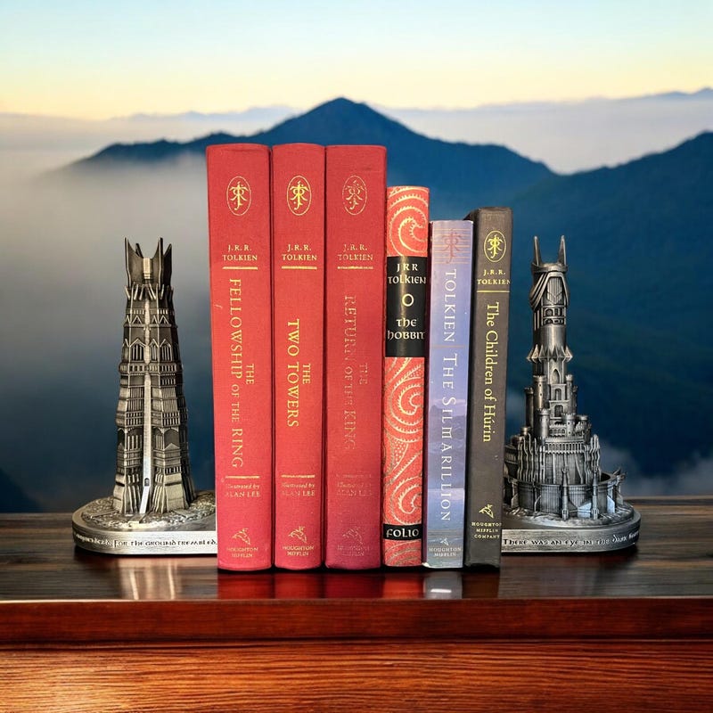 Painted Bookends - Etsy