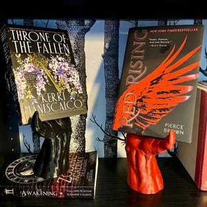 Demon Hand Book Stand - Left and Right Hand Book Display - 3D Printed ...