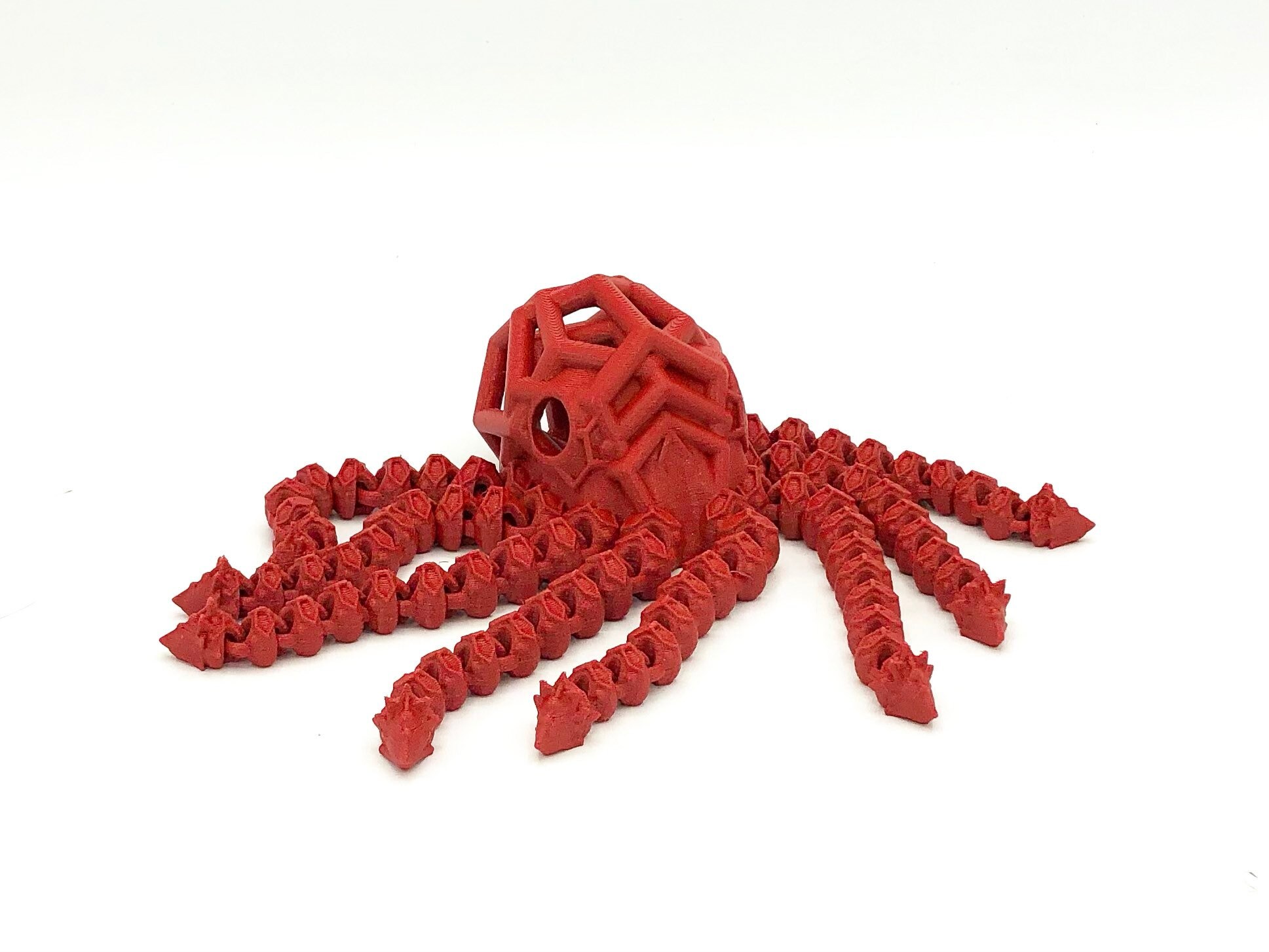 3D Printed Articulated Flexi Void Octopus Fidget Toy Various | Etsy