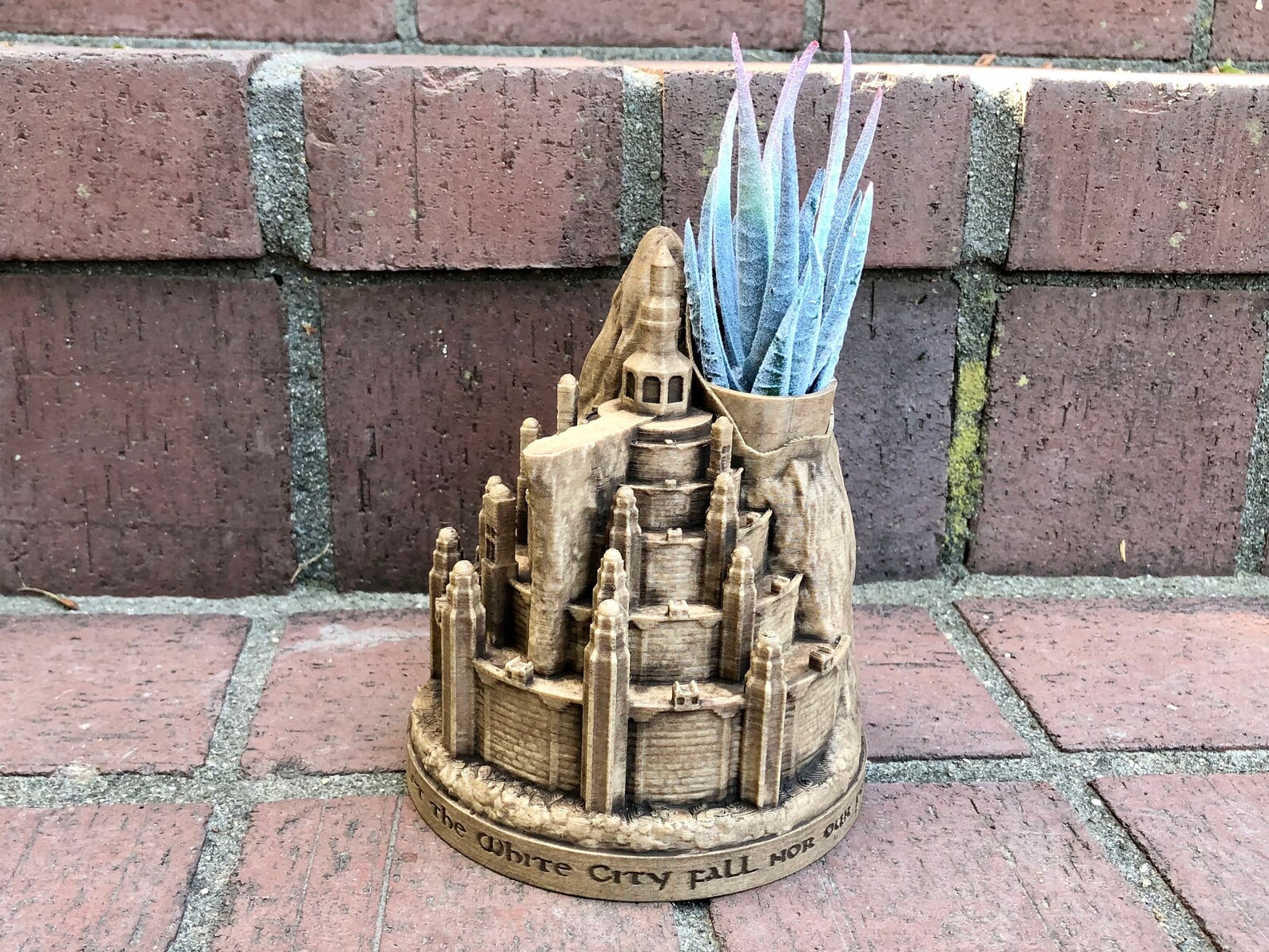 3D Printed Hand-Painted Minas Tirith White City Gondor Mini | Etsy