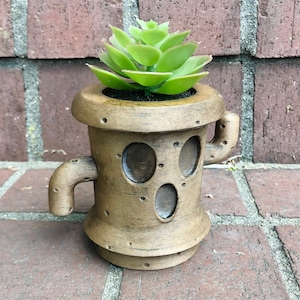 3D Printed Hand-painted Gyroid Lloid Succulent Planter Vase Inspired by ...